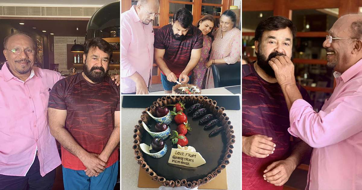 എന്റെ പുതിയ തുടക്കം ലാലിന്റെ നാവിൽ മധുരം കൊടുത്തു കൊണ്ട്; സകുടുംബം മോഹ ...